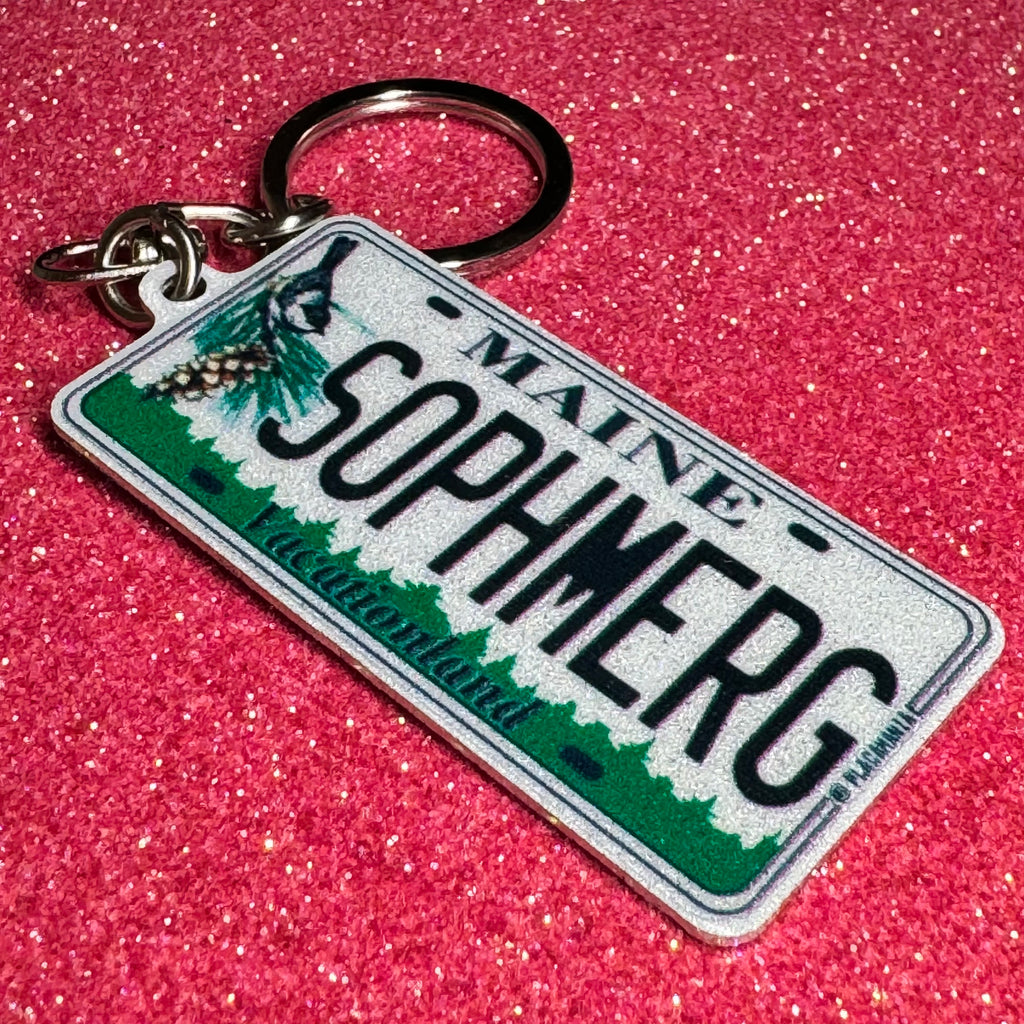 Best Personalized License Plate Keychain – Placamania