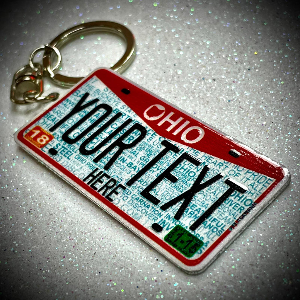 Best Personalized License Plate Keychain – Placamania
