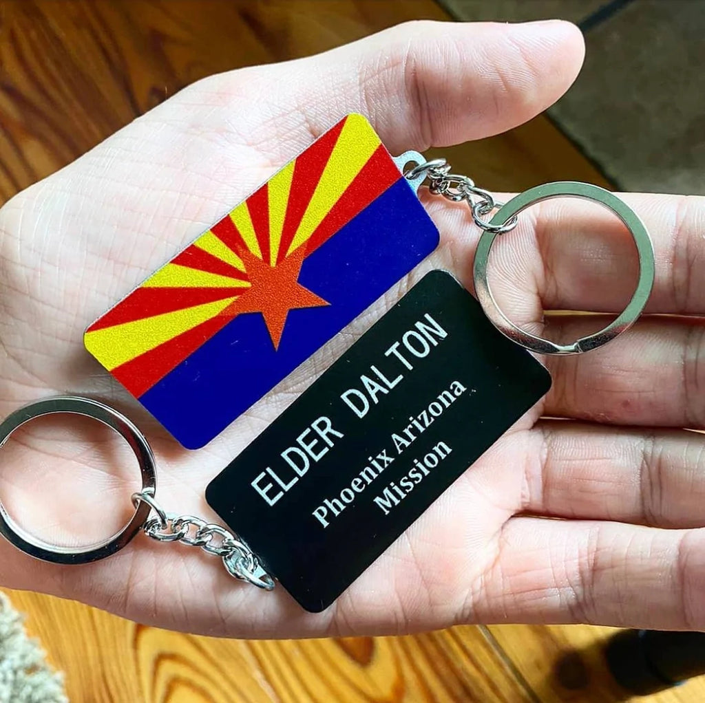 Personalized LDS Missionary Keychain – Placamania