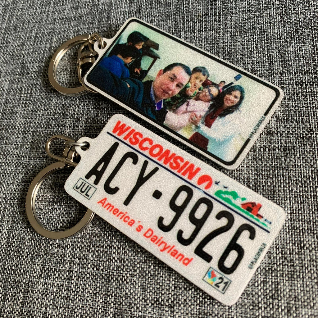 Best Personalized License Plate Keychain – Placamania